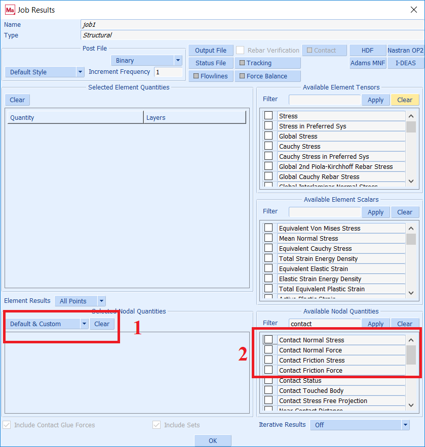 How to get the result "contact pressure" / “Surface Pressure” output ...